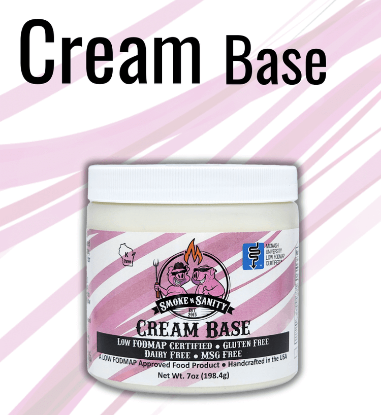 SnS Dairy Free Cream Base | Certified Low FODMAP | Smoke n Sanity