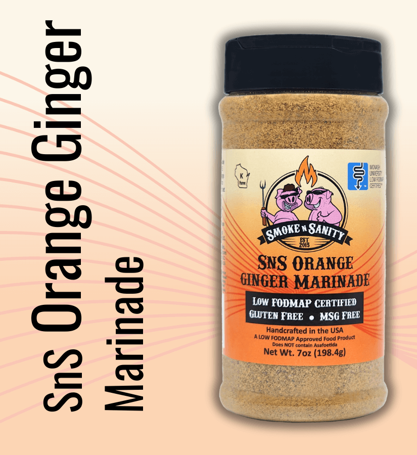 SnS Orange Ginger Marinade | Low FODMAP Certified | Smoke n Sanity