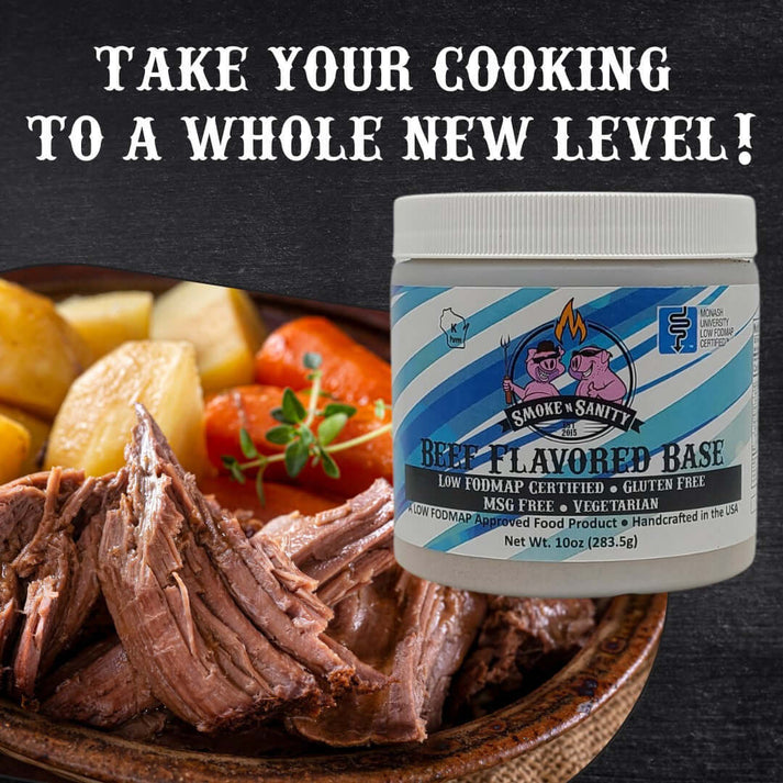 SnS Beef Flavored Base | Low FODMAP | Vegetarian | Smoke n Sanity